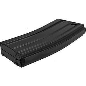 Evike Airsoft - 6mmProShop 140rd Mid-Cap Mag for M4 Airsoft AEGs (Color: Black/Single Mag) - (PID: 55084)
