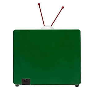 Peanuts Kurt Adler 6-Inch Battery Operated Outdoor Scene Musical TV Table Piece, Multicolor