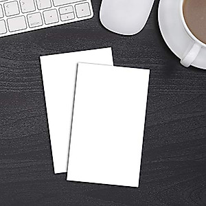 Home Advantage Set of 50 3x5 Index Cards Blank White, Postcards