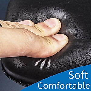 MINIVON PU Commode Seat Cushion, Padded Cushion for Bedside Commode Chair, C Shape Soft Pad Cover Commodes, Shower Wheelchair, Commode Cushion for Elderly