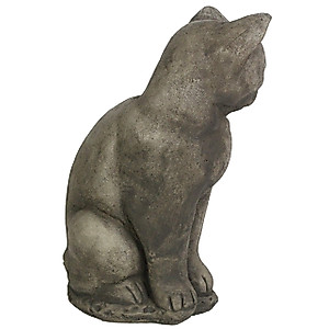 Fleur de Lis Garden Ornaments LLC Big Siamese Cat Statue Large Kitty Sculpture