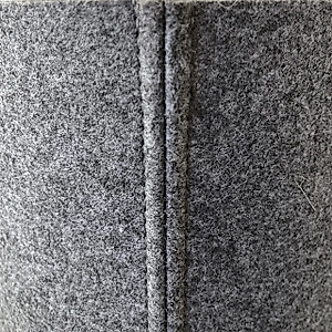 Jalousie Dog Toy Storage Basket Dog Toy Bin with Handle - Heavy Duty Thick Felt Extra Bonus Squeaky Dog Toy Included - Perfect for Organizing Pet Toys and Accessories Puppy Toy Storage for Easy Assess