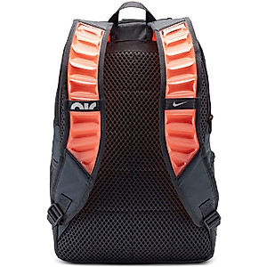Nike Brasilia Varsity Training Backpack Flint Gray/Black/Total Orange