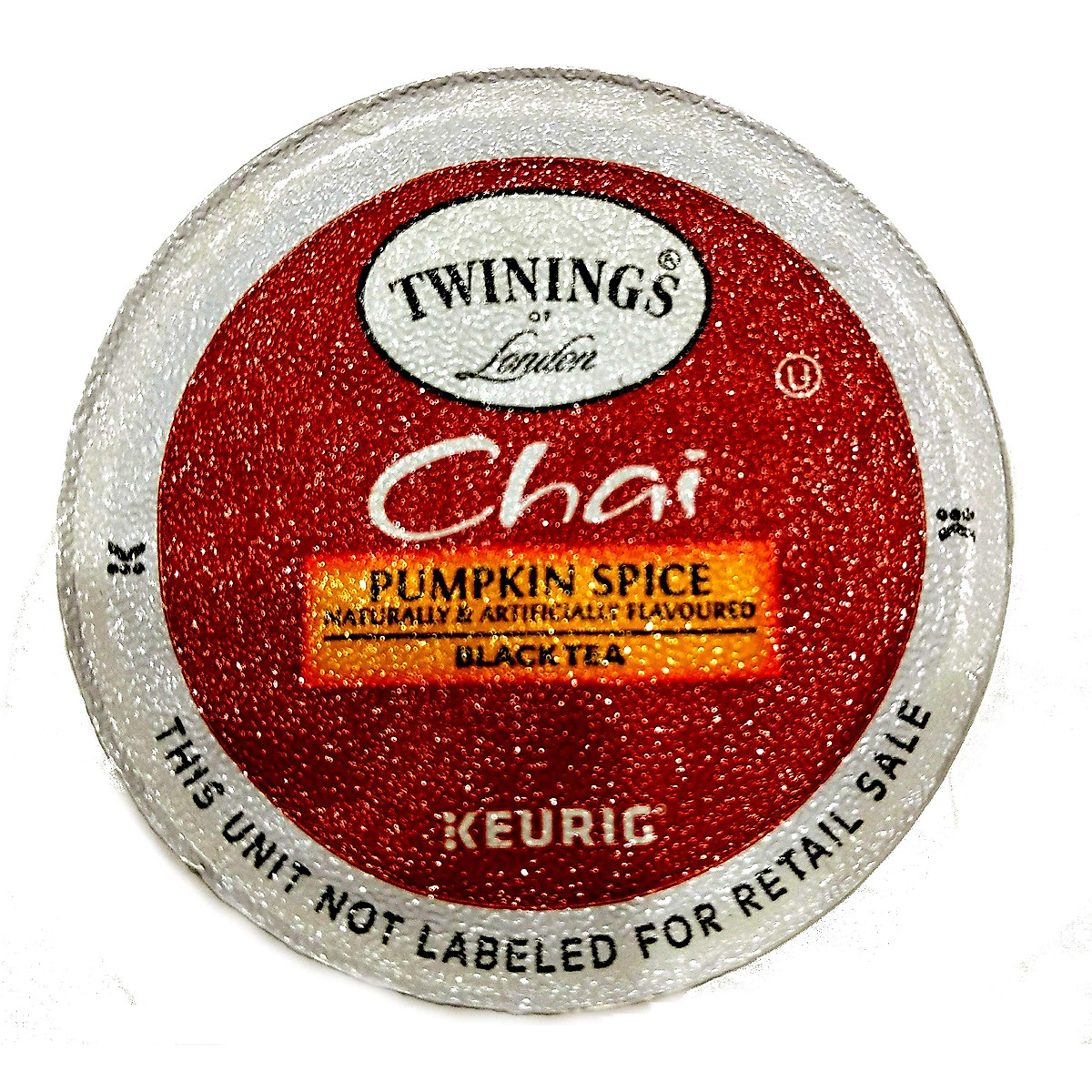 Twinings of London, Chai Pumpkin Spice Black Tea 24 K-Cup Pods (Pack of 1), For use in all Keurig K-Cup Brewers