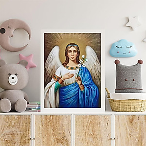 LEARTDYY Diamond Painting Angel Wings Christian Religion Kit for Adults Diamond Art Painting by Number Kits Gem Art Wall Home Decor 12x16 Inch