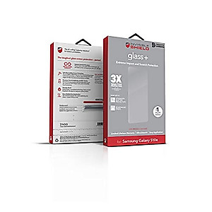 ZAGG InvisibleShield Glass+ Screen Protector – Made for Samsung Galaxy S10e – Extreme Impact & Scratch Protection – Easy to Apply – Seamless Touch Sensitivity