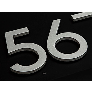 Rusty Design Modern Post-Mounted Mailbox with Personalized Address Numbers, Small Size #HC100 (with Four Address Numbers)