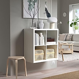 HSD Kallax 4 Shelving Unit Bookcase Larger Storage Solution Perfect For Baskets Or Boxes, White, Size 77 x 77 CM