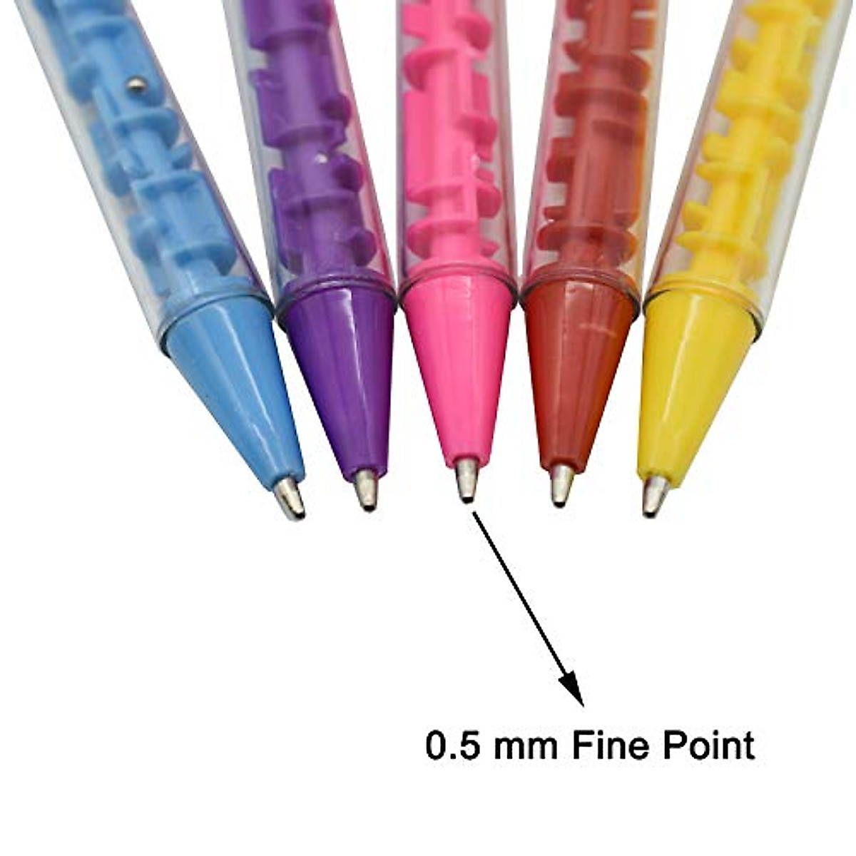 Maydahui 15PCS Maze Puzzle Shape Ballpoint Pen Novelty Creative Pens Blue Ink for Adults Student