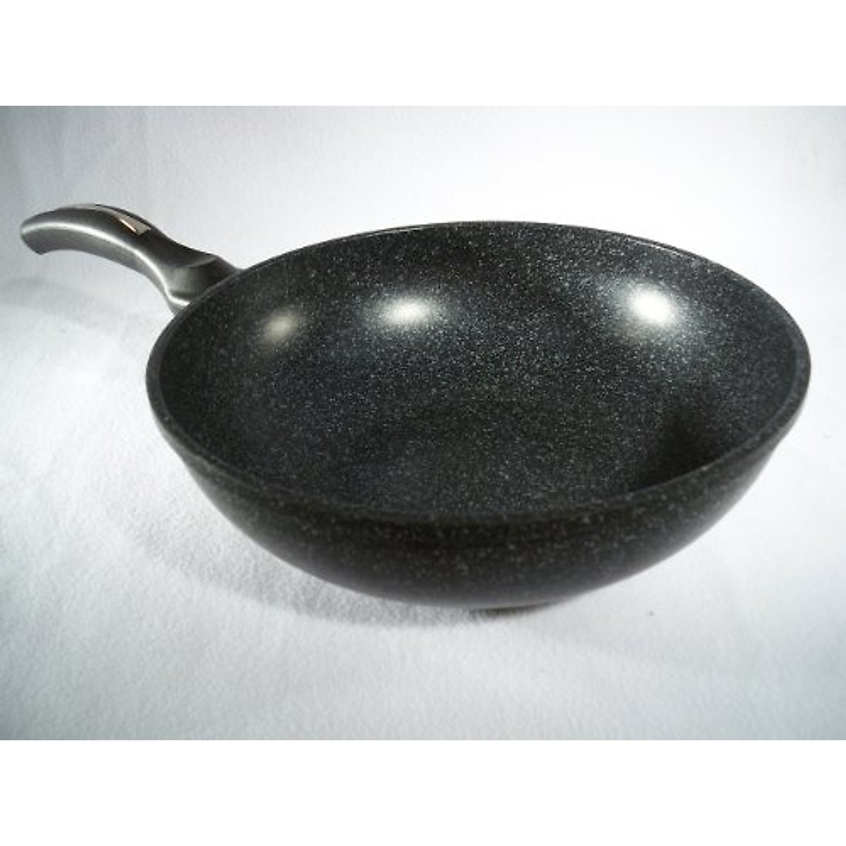 Ceramic Marble Coated Cast Aluminium Non Stick Wok 28 cm (11 inches)