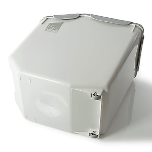 Rice Storage Container With Wheels (2 pack) - 30 lbs 15 L Rice Storage Bin - Grain Dispenser With Airtight Lid - Cereal Flour Dog and Pet Food Bins - Includes 2 Measuring Cups and 2 Rice Paddles