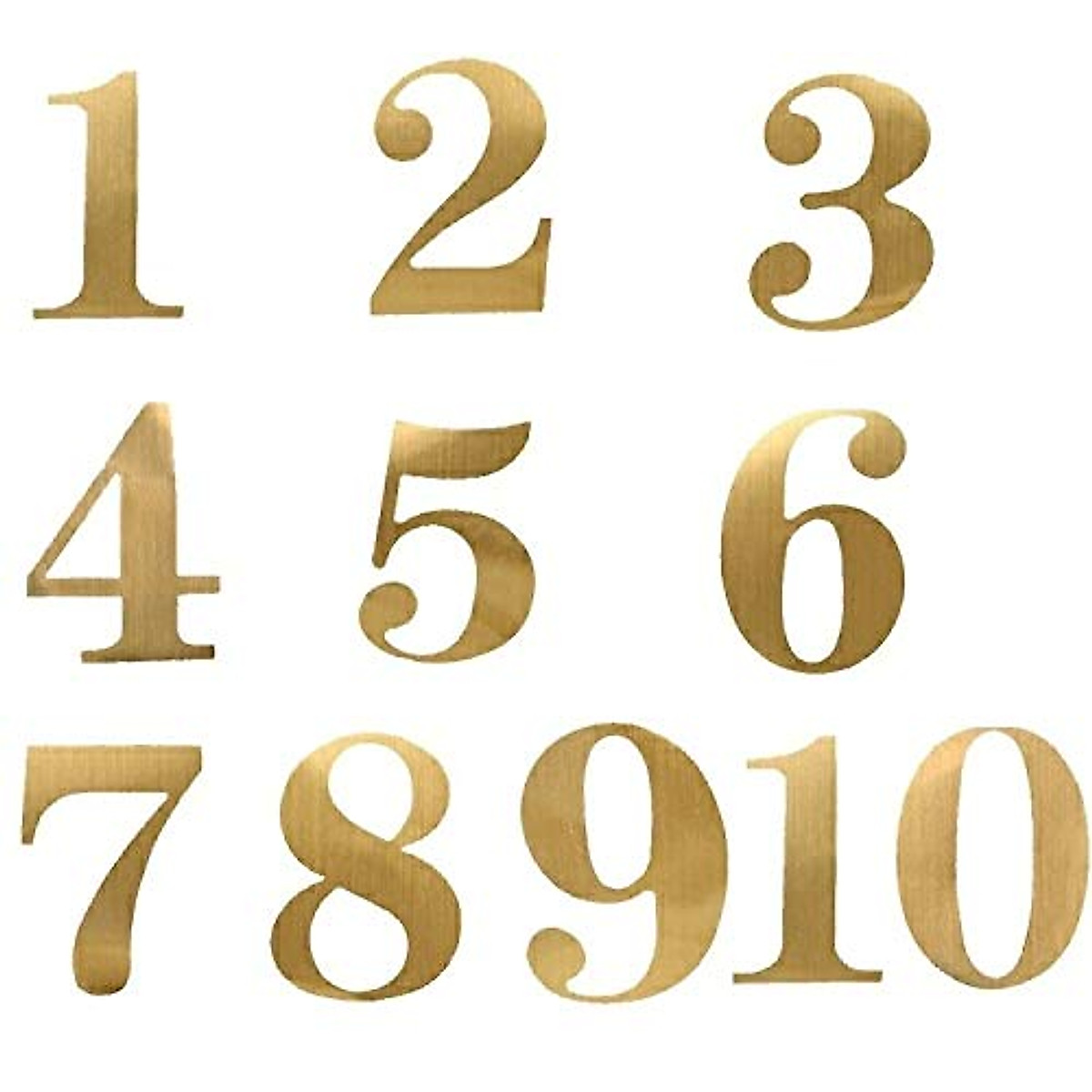Wedding Party Number Stickers for Table Card Accessories Decorative self-adhensive Number Sticker 1-10