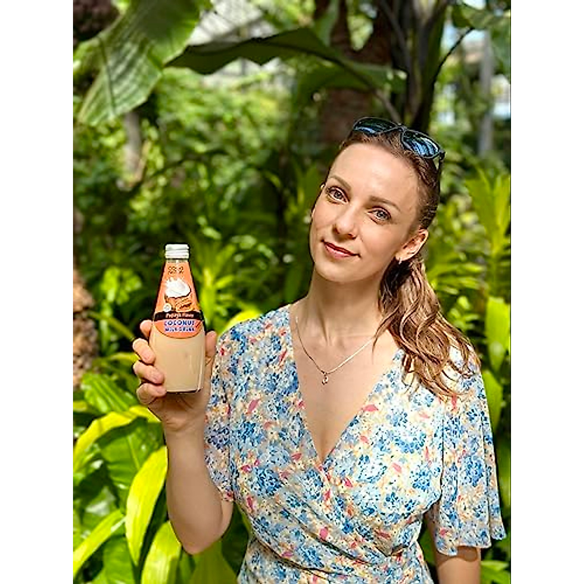 COCO NOTCH Coconut Milk Drink -10.14oz Coconut Milk Drink with Pulp – No Preservatives and Non-GMO – 6-Pack (Papaya)