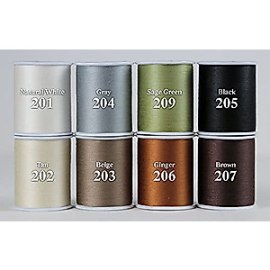 Superior Threads Sew Complete Polyester Sewing Quilting Thread 300 Yard Spool 8-Pack (Neutral)