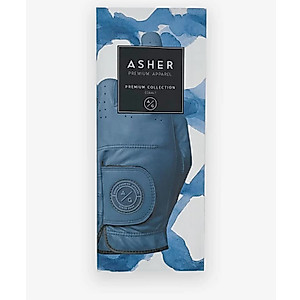 Asher Men's Premium Cobalt Golf Glove - XL (goes on Left Hand)