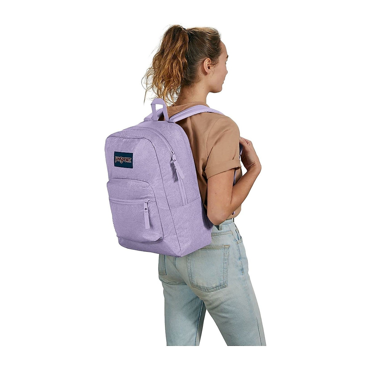 JanSport JS0A47LX91C Cross Town Remix Double Dobby Pastel Lilac