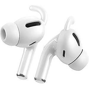 Zotech 10 Pairs AirPods Pro 1st & 2nd Gen Ear Hooks Secure Anti Slip Covers (Black, White, Clear, Purple, Green, Blue, Pink, Red, Navy & Grey)