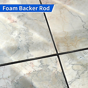 Foam Backer Rod for Gaps Concrete Crack Filler Joints Foam Gap Filler Caulk Saver Backing Rod Concrete Filler Rope Concrete Joint Filler (1 Inch X 10 Feet)