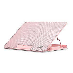 Gaming Laptop Cooling Pad,Laptop Cooler Cooling Pad for 12-17 inch Laptop Slim Portable USB Powered with 6 Quiet Fans and Rotary Switch Control (Pink)