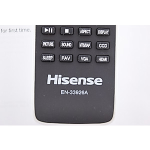 HISENSE EN-33926A 32K20DW 40K366WN 50K610GWN TV Remote Control 20499