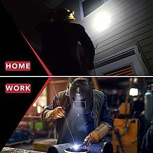 GREERRIDE Rechargeable Hard Hat Light - Firefighter Helmet Light, Flashlight with Hard Hat Light Mount for Fire Helmet Light and Welding Hardhat Light (Front Light)