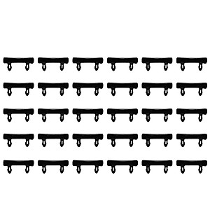 JCBIZ 30pcs 55x9mm Plastic Bed Slat End Caps Holders Grey Plastic Connector Furniture Accessories for Holding Securing Wooden Slats Bed Base