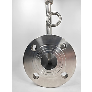 CIXIFM Liquid Vortex Flow Meter Hot Oil Flow Meter 250℃ DN50 2 inch Vortex Flow Transmitter Fuel Flow Sensor With temperature and pressure compensation 4-20MA SS304 DIN Flange (Liquid DN50 3.5-40m3/H)