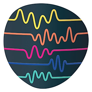 Ottle Reef Roamer Stainless Steel Water Bottle - 34 oz Insulated Flask with Leak Proof Lid, BPA free & Carry Handle - Hot & Cold Gym Water Bottle for Travel, Camping & Sports - Electro Beats