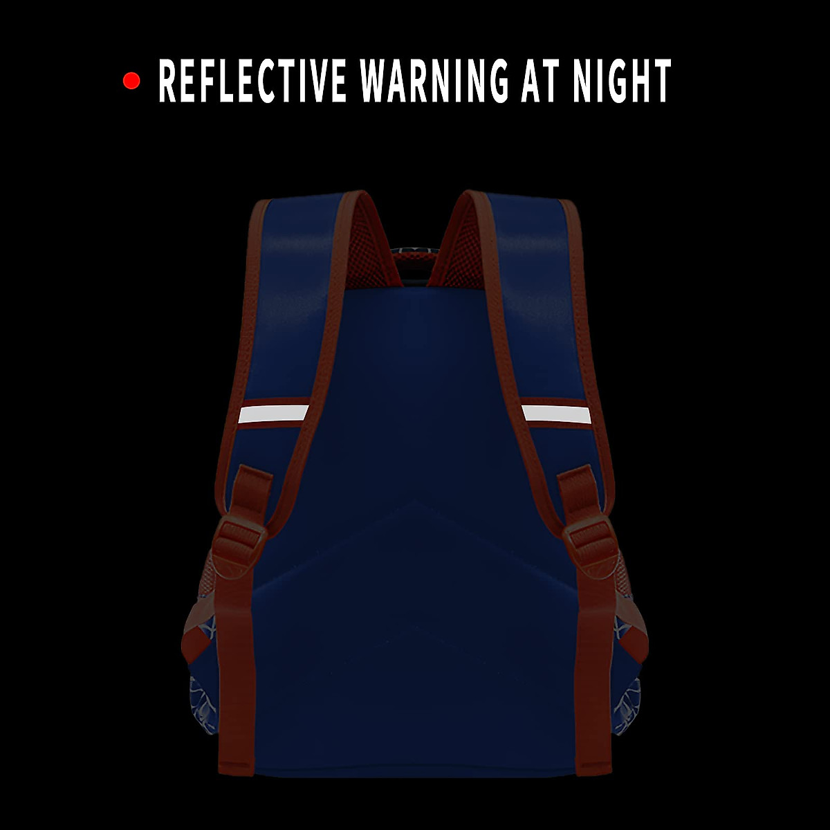 Toddler School Backpack 3D Comic Schoolbag Waterproof Lightweight Backpack for Elementary Student Schoolbag Kids（Blue M）