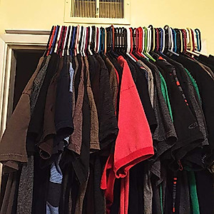 Prime-Line U 10900 16” Clothes Hanger Strip for Laundry Room, White Vinyl, Paintable (2-pack)