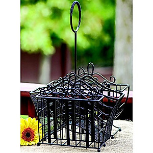 Portable Wrought Iron Utensil (Picnic) Caddy