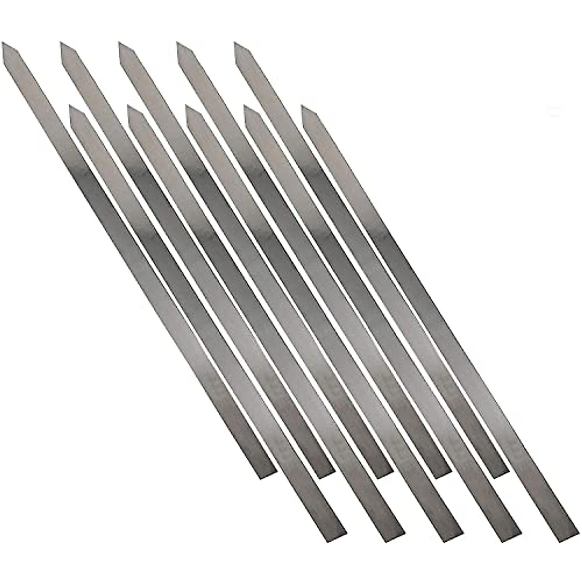 Stainless Steel BBQ Skewers for Shish Kebab Turkish Persian Grills & Koubideh Iranian Mediterranean Brazilian-Style BBQ - 27 Inch Long 1 Inch Wide All Metal Skewers (8)