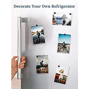 30 Pcs 10 x 2.6 mm Black Small Tiny Magnets | Refrigerator Magnets Round Brushed Nickel Style for Fridge,Office,Dry Erase Board,Whiteboard,Map,Magnetic Pins | Rare Earth Magnets