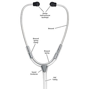 Prestige Medical Clinical Lite Stethoscope, Aqua Sea , 31 Inch (Pack of 1)