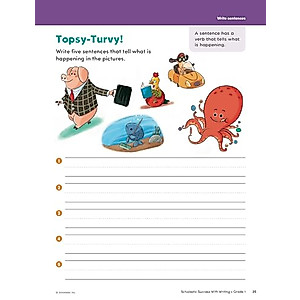 Scholastic Success with Writing Grade 1 Workbook