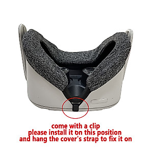 Covers for Oculus Quest 2 Gen VR Headset-Washable & Hygienic Super Soft and Comfortable-2 Pcs (Gray)
