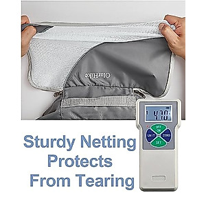 OlarHike 6 Set Packing Cubes for Travel, 4 Various Sizes(Large,Medium,Small,Slim) Luggage Organizer Bags for Travel Accessories Travel Essentials, Travel Cubes for Carry on Suitcases (Grey)