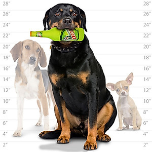 SILLY SQUEAKERS – Beer Bottles - Dog Toy - 100% Vinyl. Made Durable & Strong. Novelty Play Toy. 14 Bottles to Choose from and it Floats (Mountain Drool)