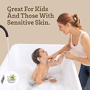 Southern Natural Goat Milk Soap Bar - Oatmeal Milk & Honey 3 Pack - For Dry Sensitive Skin. Natural, Handmade Soap For Men, Women, Kids, Face & Body