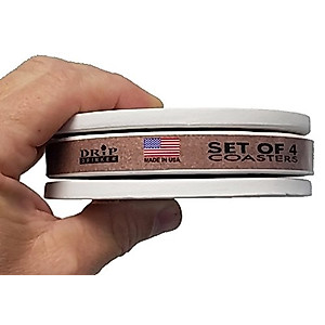 Mixed Shells Absorbent Drink Coaster set - Handmade by McCarter Coasters - 4.38 inch (4pc)