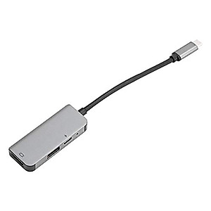 Docking Station 3 in 1 Type‑C to HDMI Hub Durable Easy to Carry Good Performance Portable for Computer