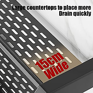 SWTOIPIG Floating Shelves, 2 Layers Bathroom Shelves with Hooks, Wall Shelves, Bathroom Shelf with Rails, Wall Mounted Storage Shelves, Metal Frame and ABS Plastic Towel Rack for Bathroom/Kitchen