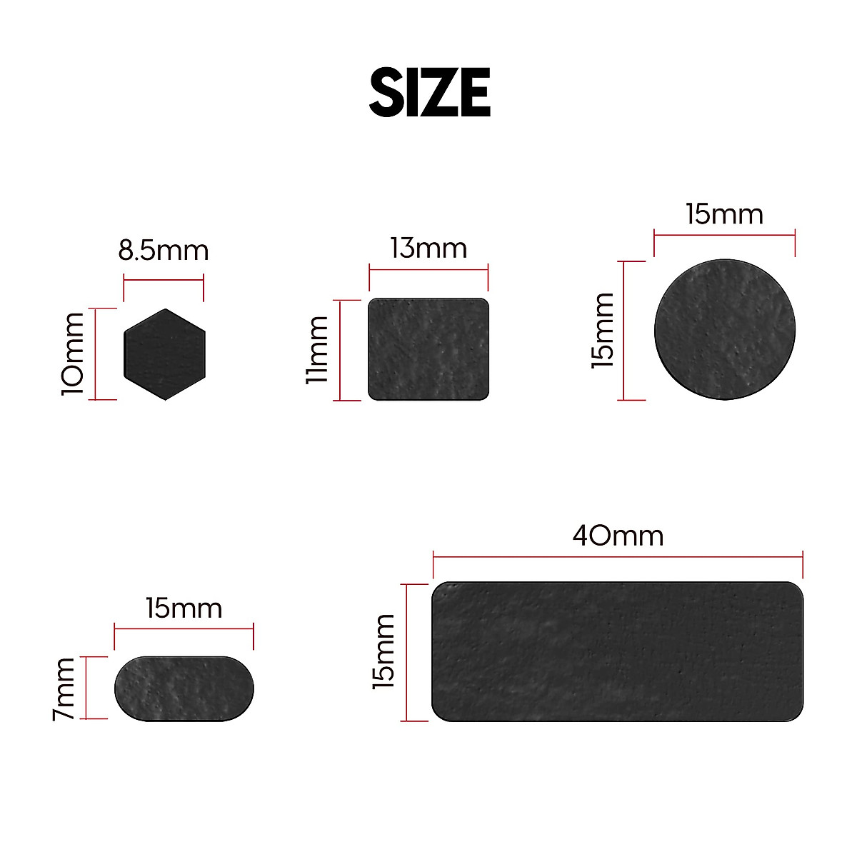 Pulsar Gaming Gears SUPERGRIP Pre-Cut 1 Universal Griptape Pre-Laminated Sweat Absorbing High Performance Universal Anti Slip Mouse Grip Tape Ultra-Thin 0.5mm (0.02in)