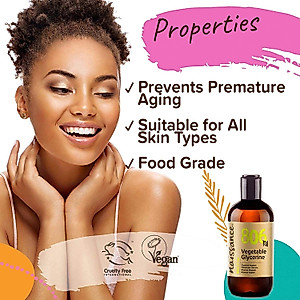 naissance Vegetable Glycerin (Glycerol) Liquid 16 fl oz - Pure, USP Pharmaceutical Grade, Kosher, Vegan, Premium Quality, Natural Humectant, Non GMO