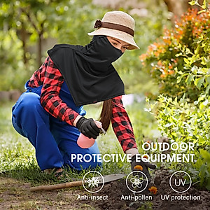 AIWOLU Balaclava Full Face Mask Summer for Sun Protection Breathable Long Neck Covers for Men Women Cycling Fishing…