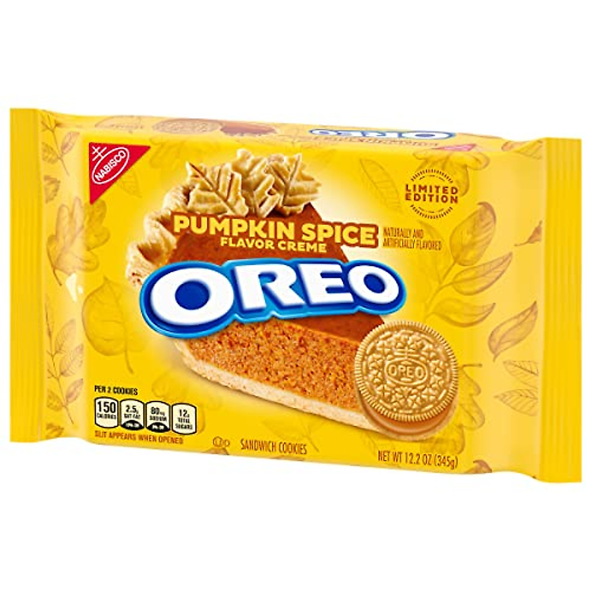 OREO Pumpkin Spice Sandwich Cookies, Limited Edition, 12.2 oz