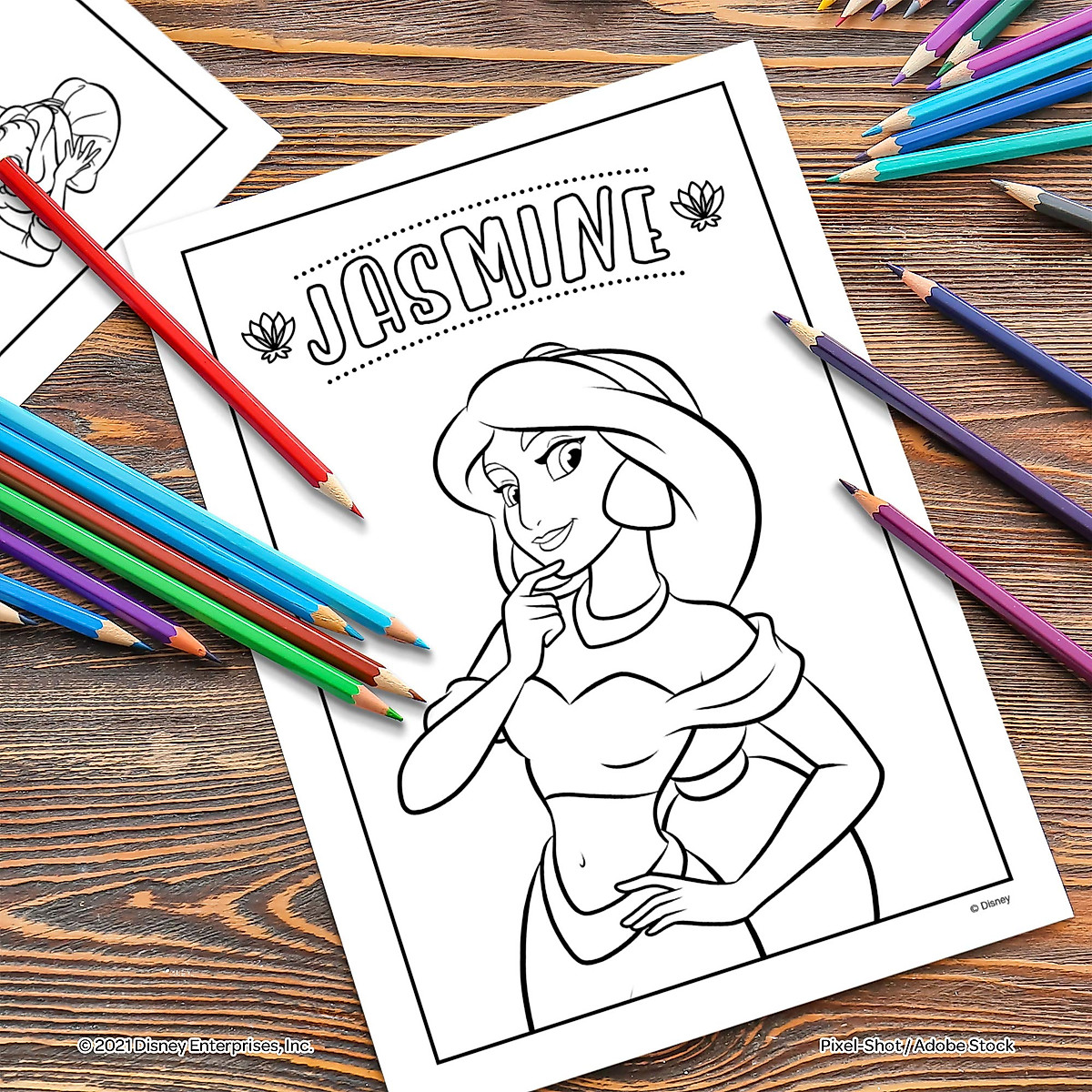 Disney Princess Paintbox Coloring and Activity Book with 16 Paints, Bendon 42350, 7.75 x 10.75