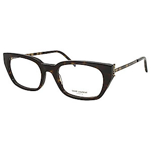 Saint Laurent Cateye Eyeglasses SL M48 004 Havana/Gold 51mm YSL