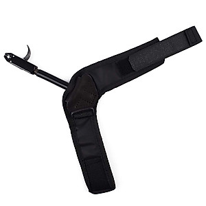 Archery Compound Bow Release - Adjustable Black Wrist Strap Caliper Release Aid Shooting Wrist Trigger Right Left Handed (Black)