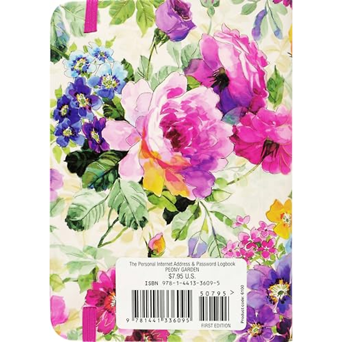 Peony Garden Internet Address & Password Logbook